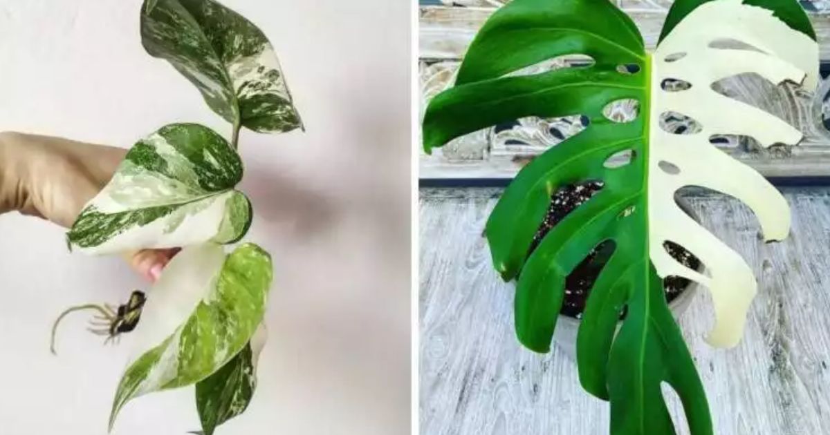 Monstera s bílými listy – proč je tak oblíbená a jak ji pěstovat